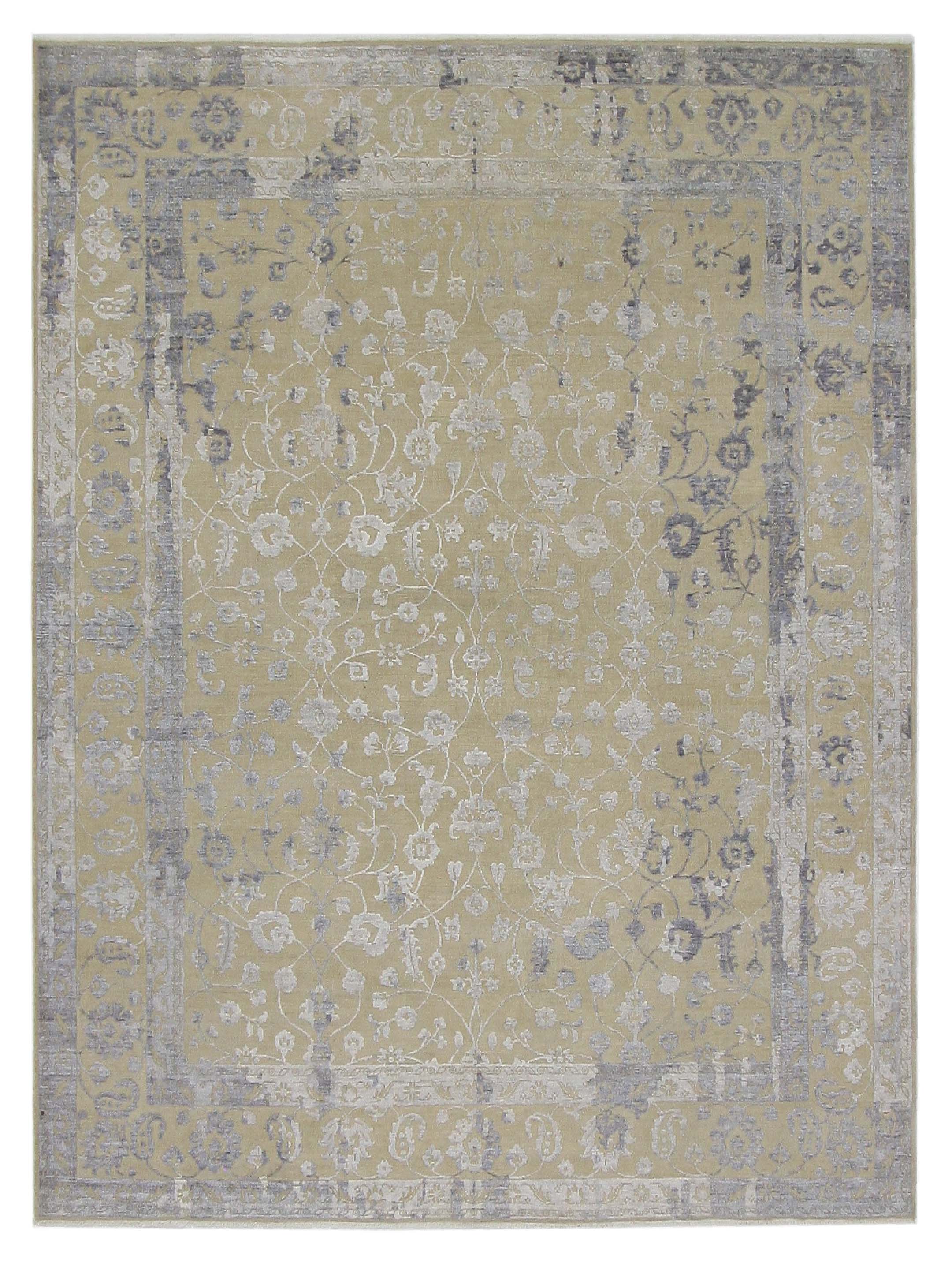 Pacific Venus 16205 Lt.Gold Silver Modern Hand Knotted Rug – Pacific Rugs