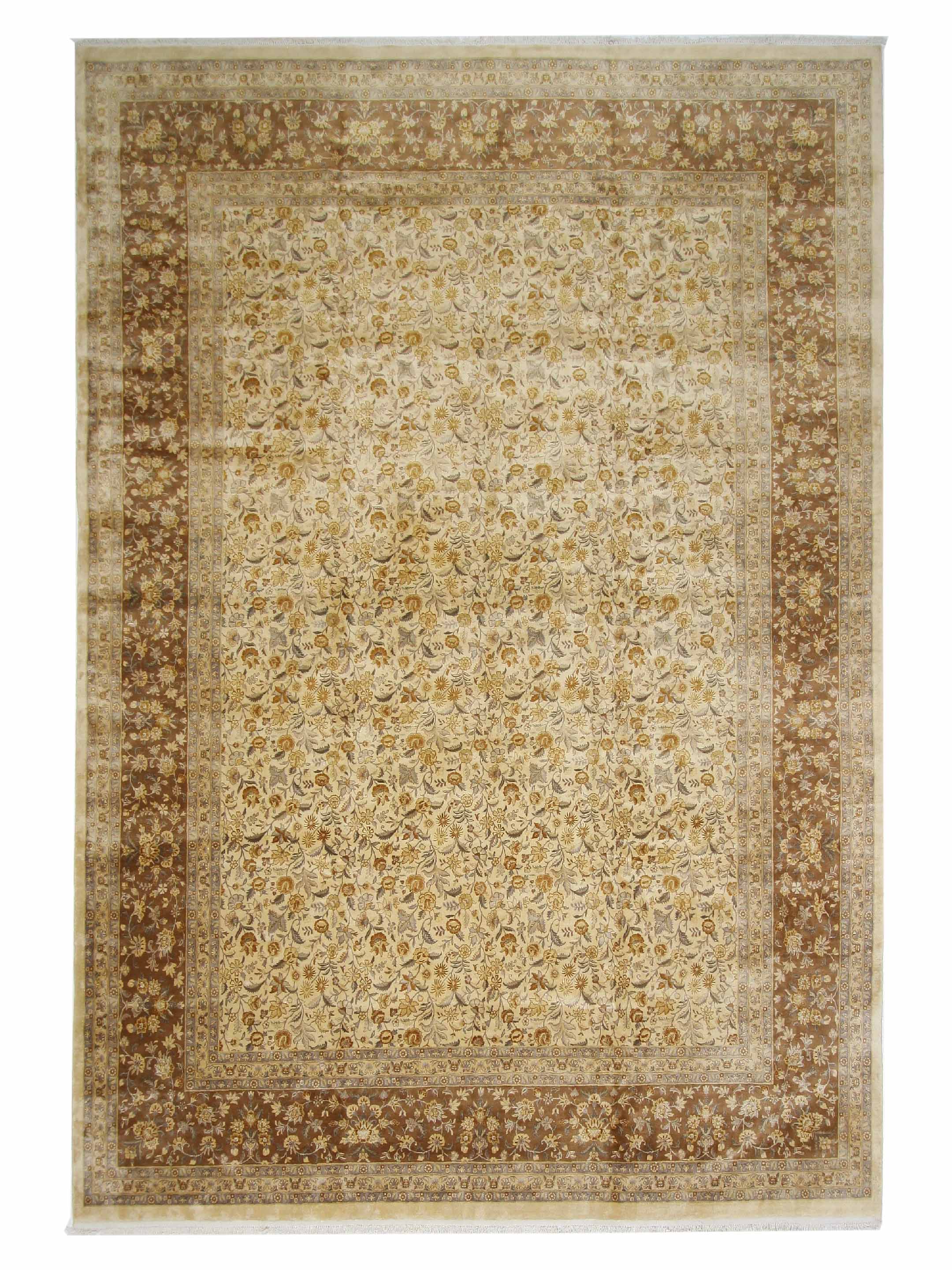 Pacific Classic 36652 Ivory Ivory Traditional Hand Knotted Rug ...