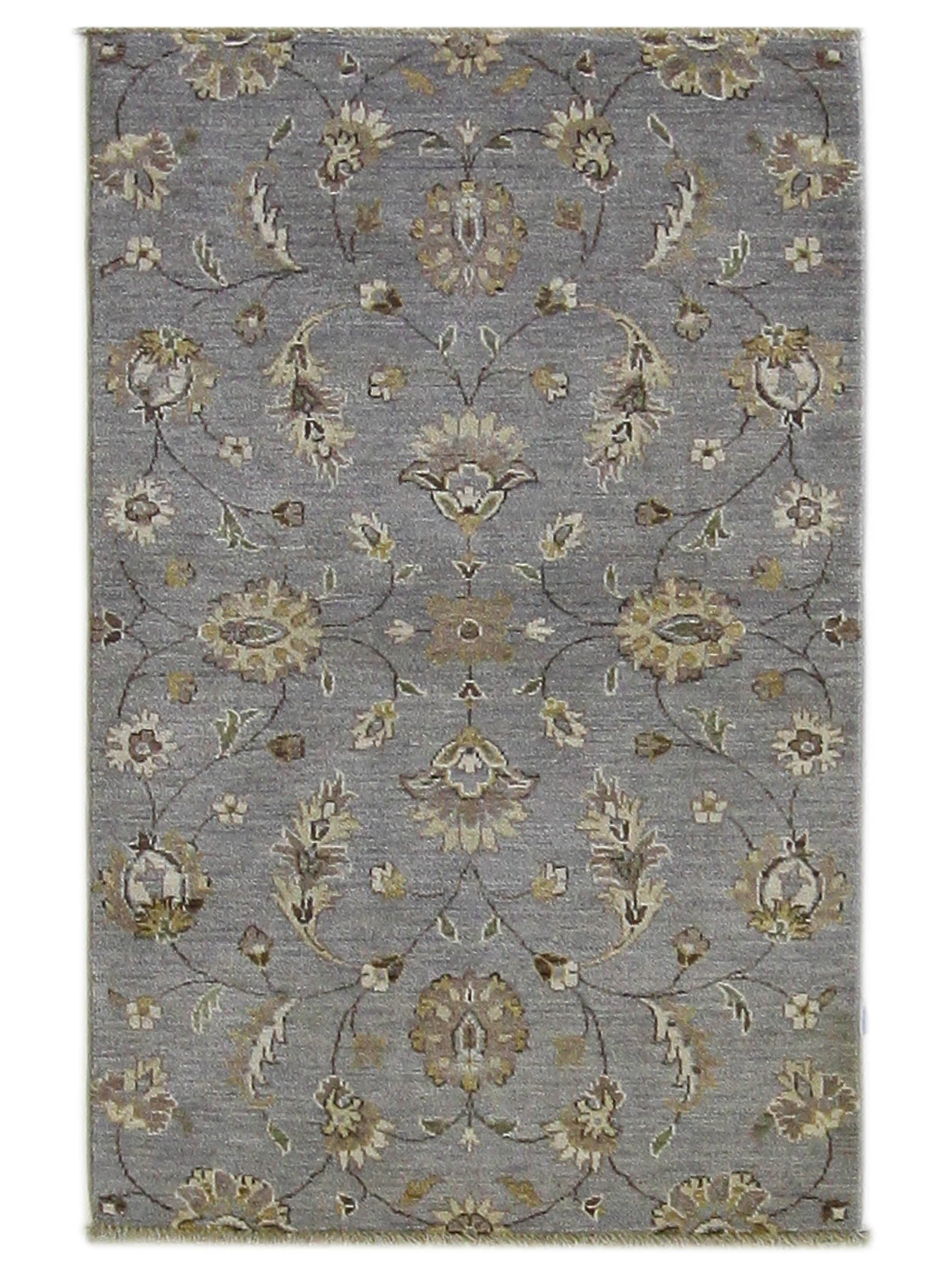 Pacific Ziegler 39413 Grey Grey Transitional Hand Knotted Rug – Pacific ...