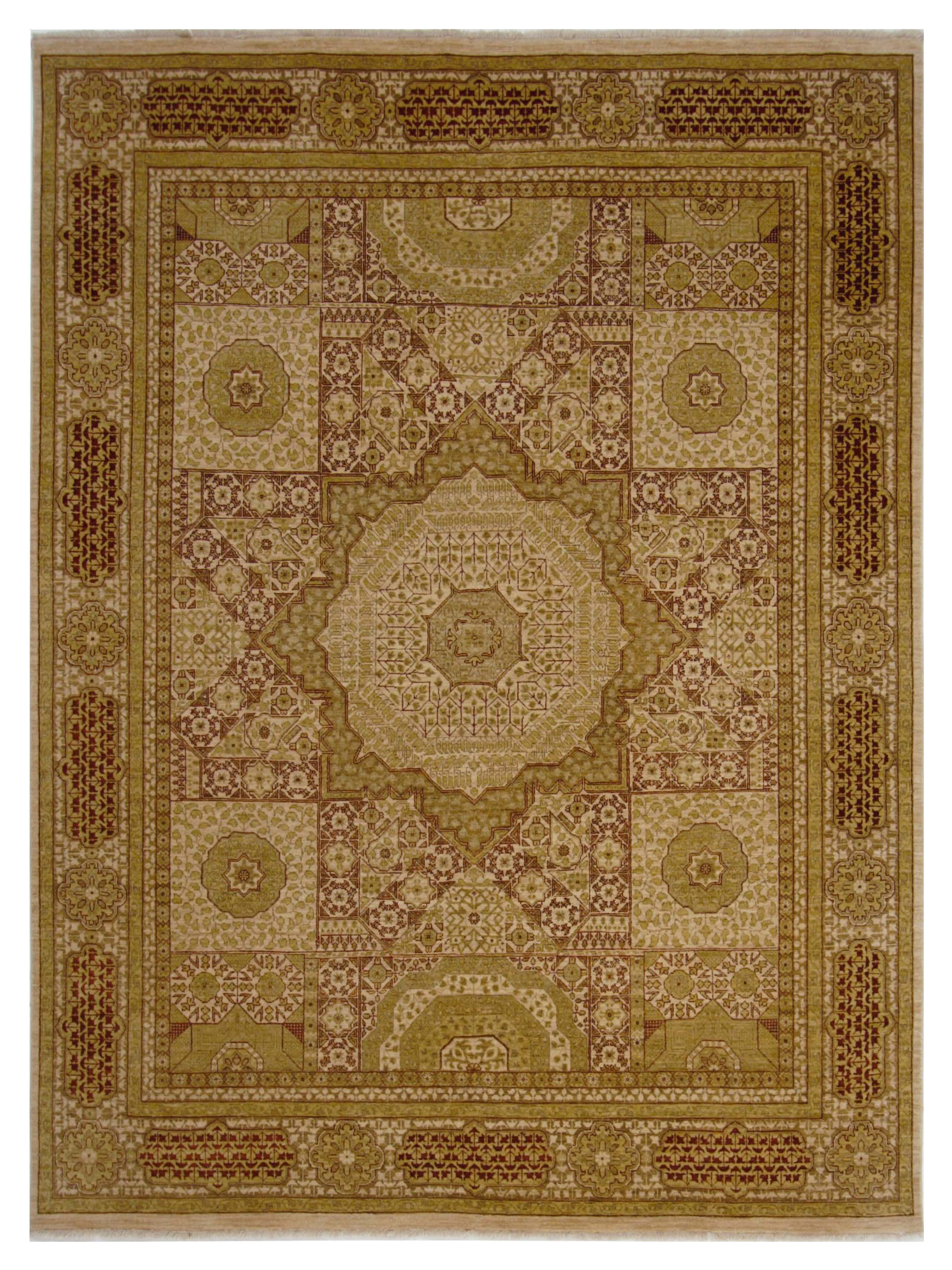 Pacific Mamluk 40116 Ivory Ivory Traditional Hand Knotted Rug – Pacific ...